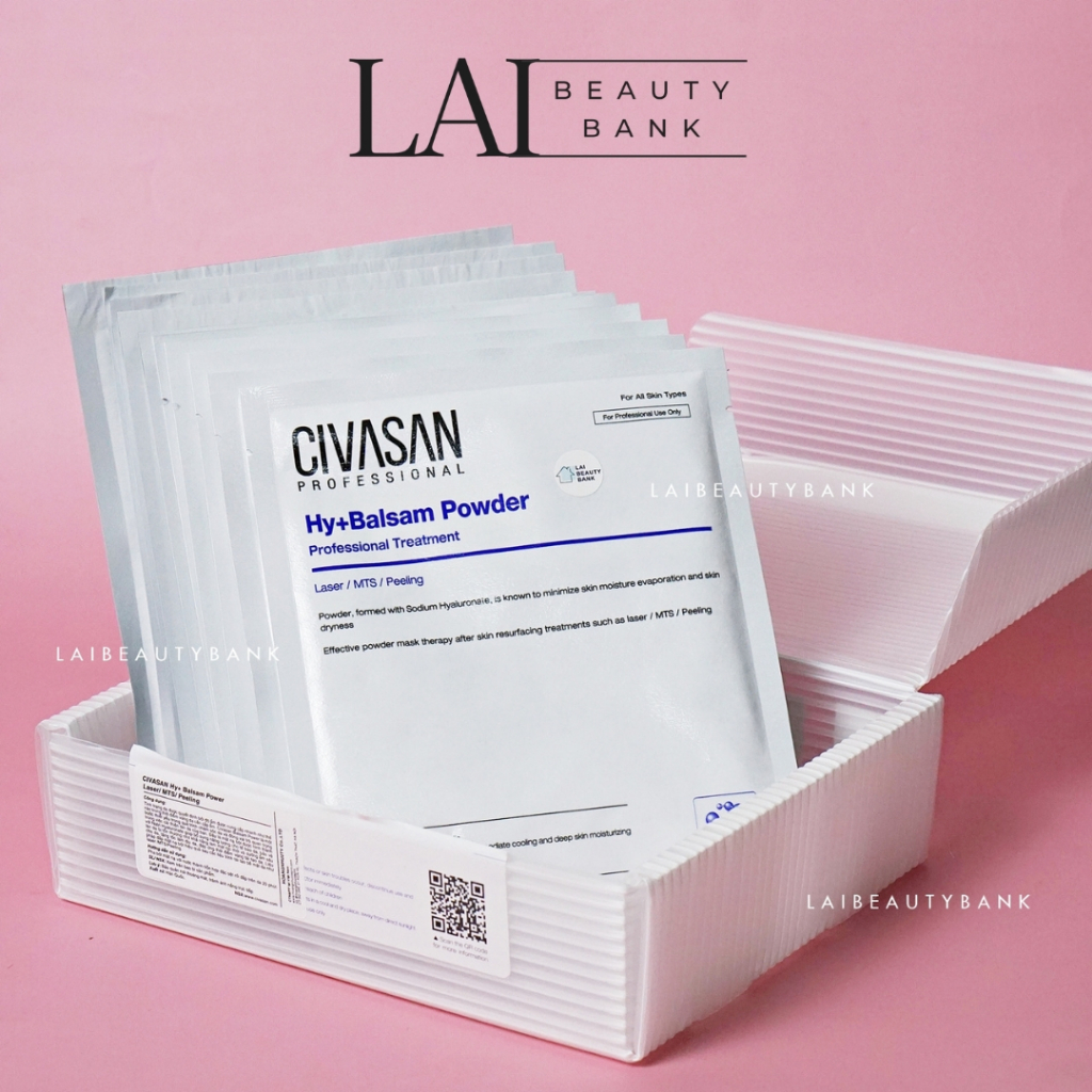 Mask dẻo CIVASAN Hy+ Balsam Powder mặt nạ cấp nước, làm sáng, phục hồi ...