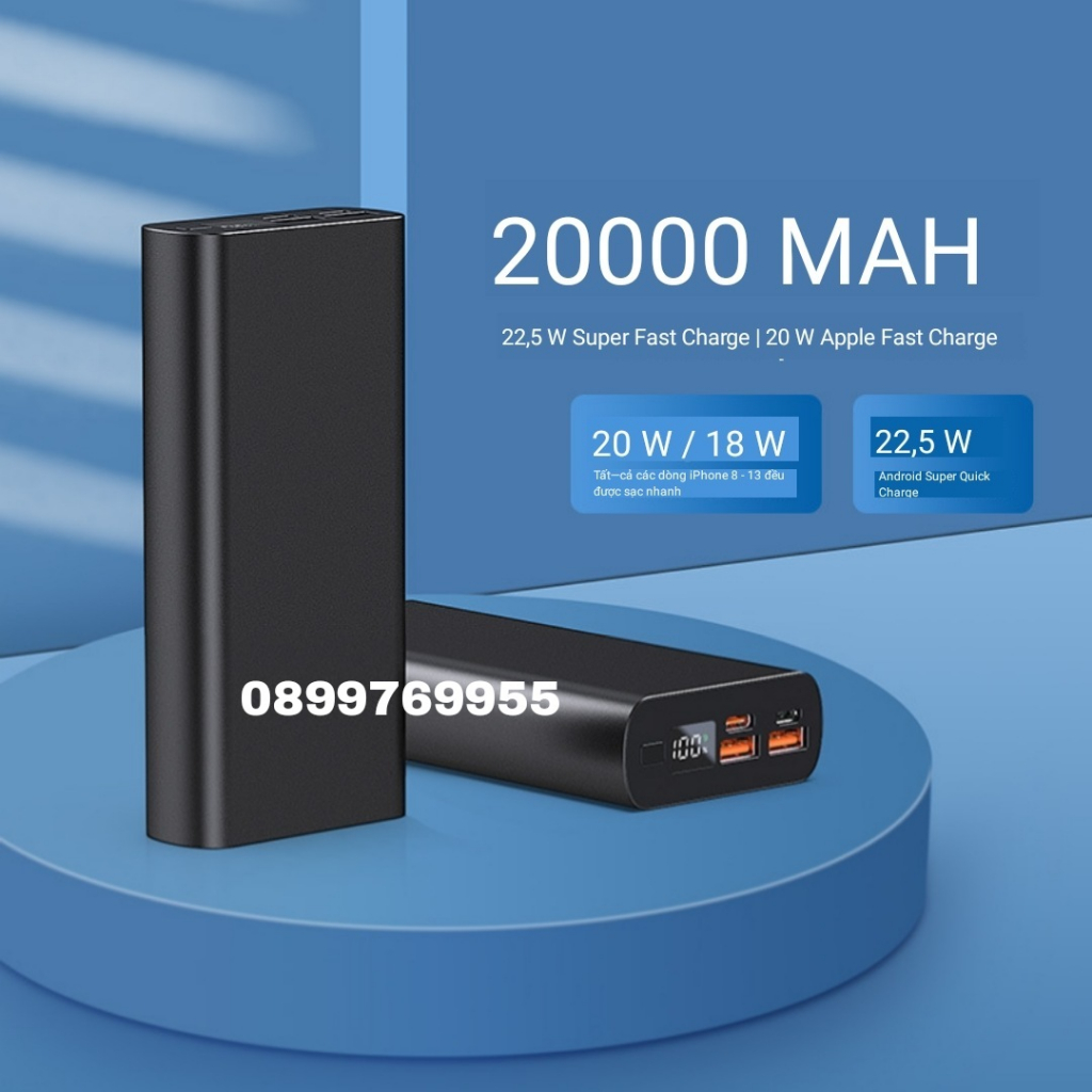 Box sạc nhanh 2 cell lipo 1260110 PD3.0, QC4.0 - 22,5W vỏ nhôm, chưa có ...