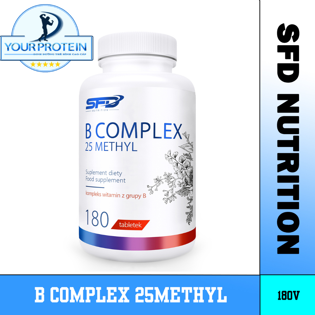 SFD - Viên uống Vitamin B Complex 25 Methyl - 180 viên | Shopee Việt Nam
