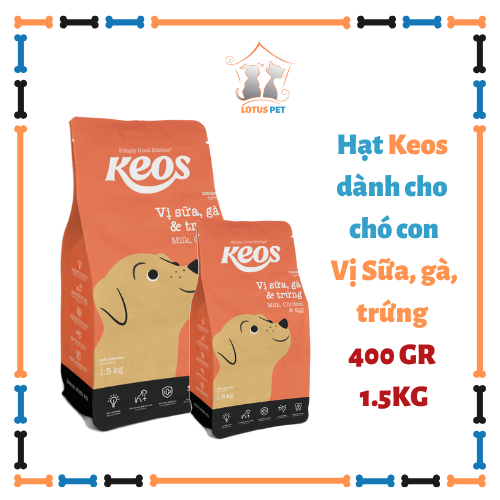 Hạt Keos Puppy Gà trứng sữa - dành cho chó con, chó mang thai và cho con bú | Shopee Việt Nam