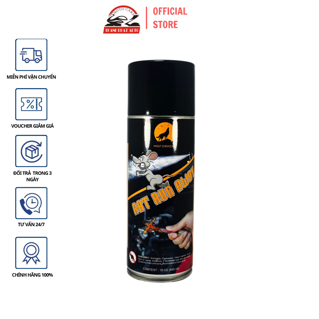 Dung dịch đuổi chuột đi xa RAT RUN AWAY 445ML | Shopee Việt Nam