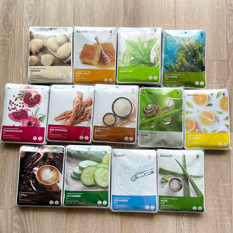 [Ricocell] Mặt Nạ Giấy Ricocell Nature Recovery Mask Pact 23g x 10 ea ...