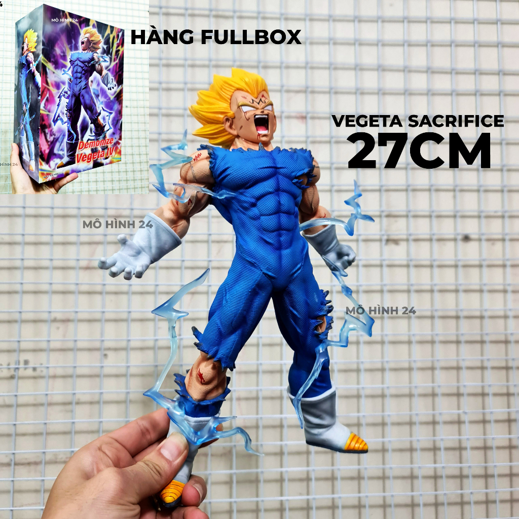 Mô hình tượng figure Majin Vegeta Sacrifice outbreake nhựa pvc BT ...