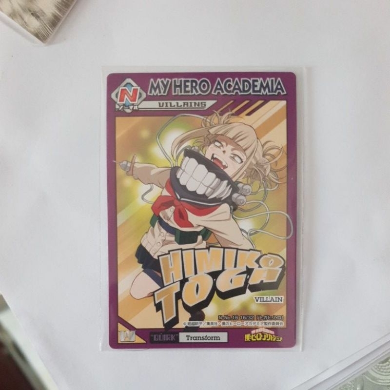 card toga himiko my Hero Academia , metal, snap,playing,ma sói | Shopee ...