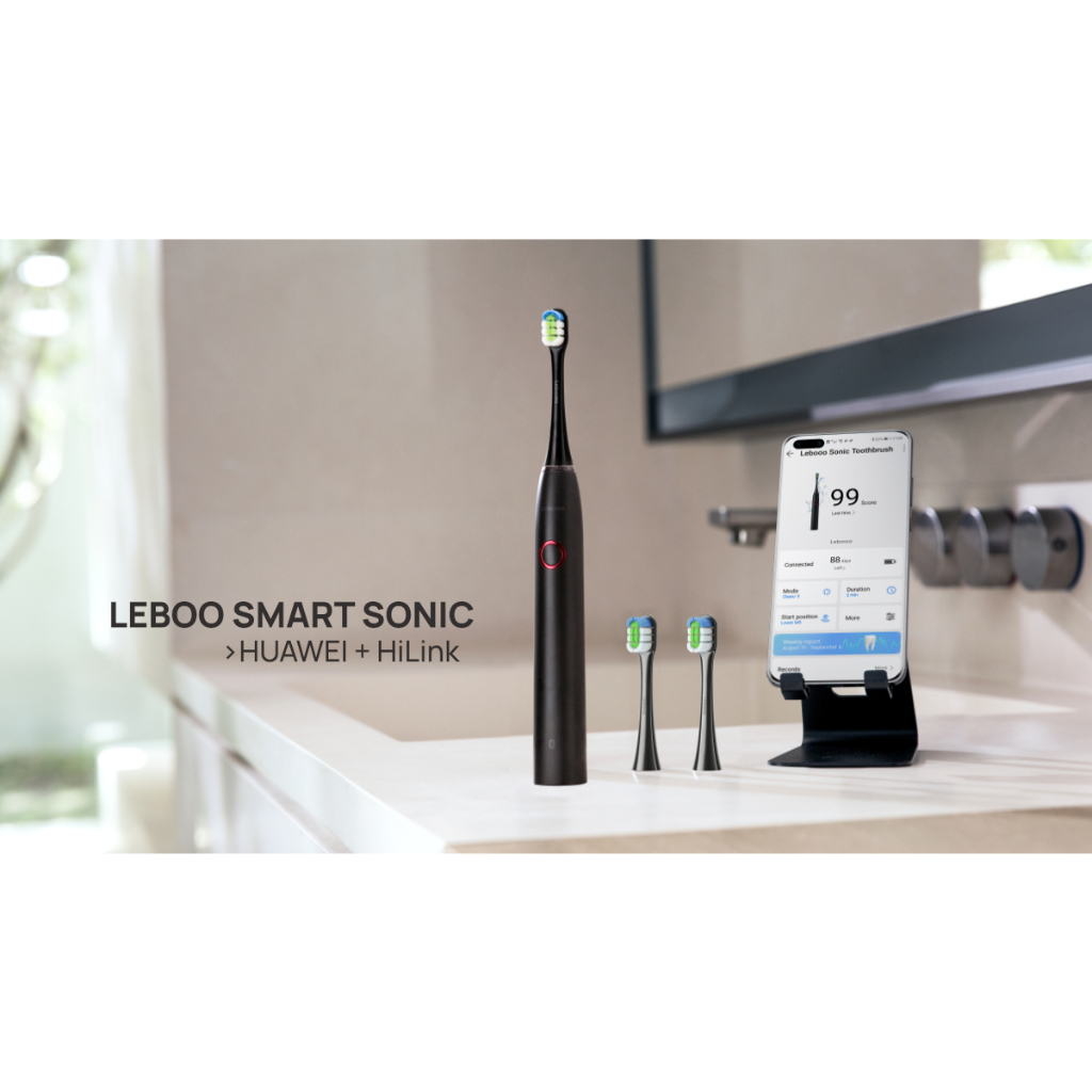 Bàn chải đánh răng điện tử thông minh Lebooo bằng sóng siêu âm/HUAWEI ...