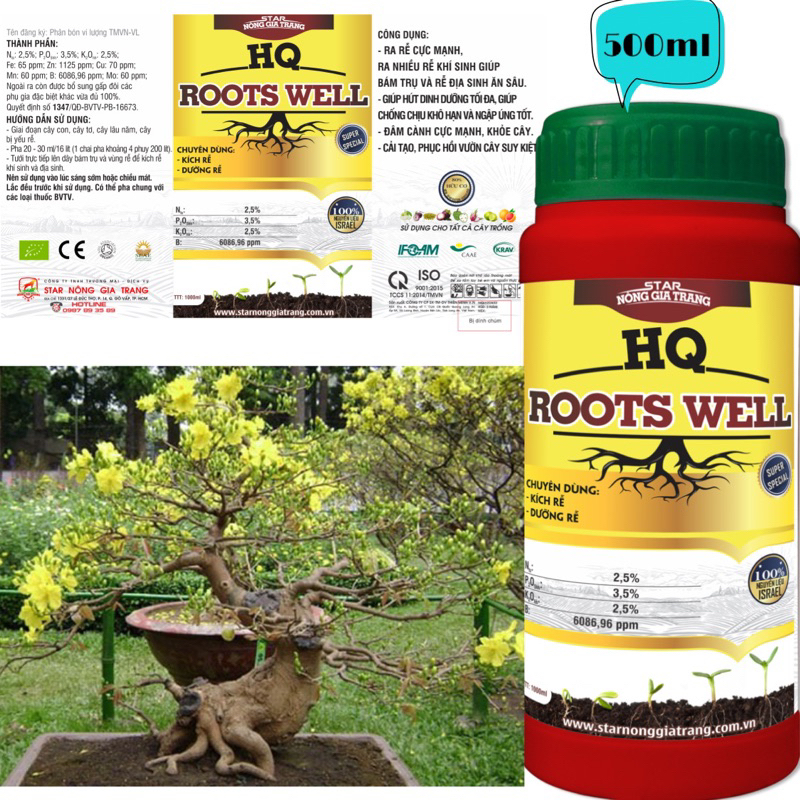 THUỐC SIÊU KÍCH RỄ Roots Well TMVN-VL chuyên dùng cho cây Mai, Đào… | Shopee Việt Nam