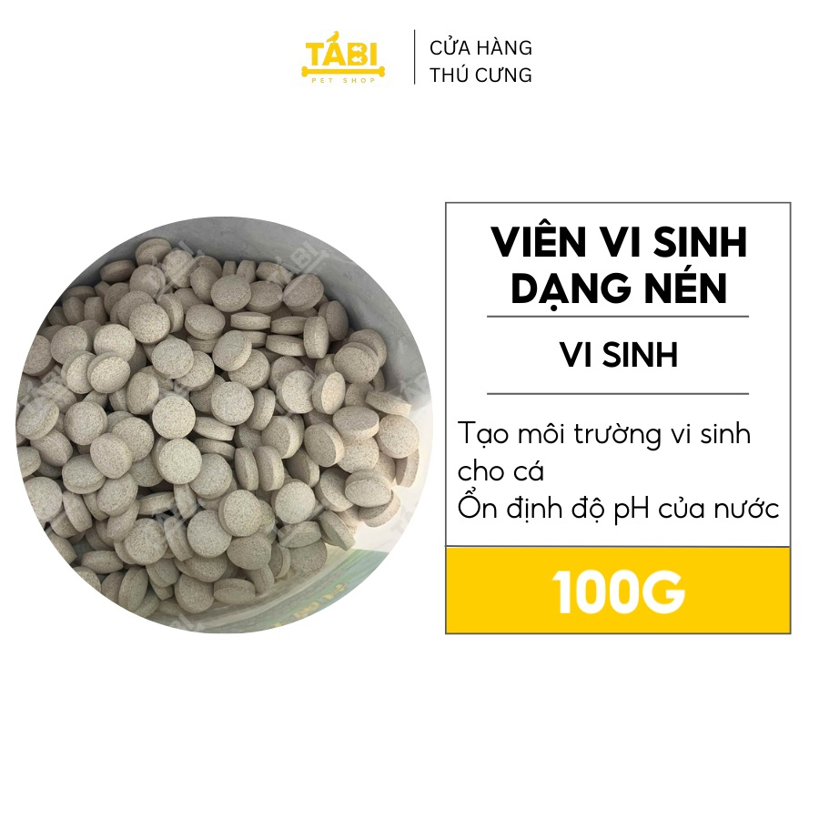 Viên Nén Vi Sinh Tạo Môi Trường Vi Sinh Cho Hồ Cá, Bể Cá Thủy Sinh 100G ...