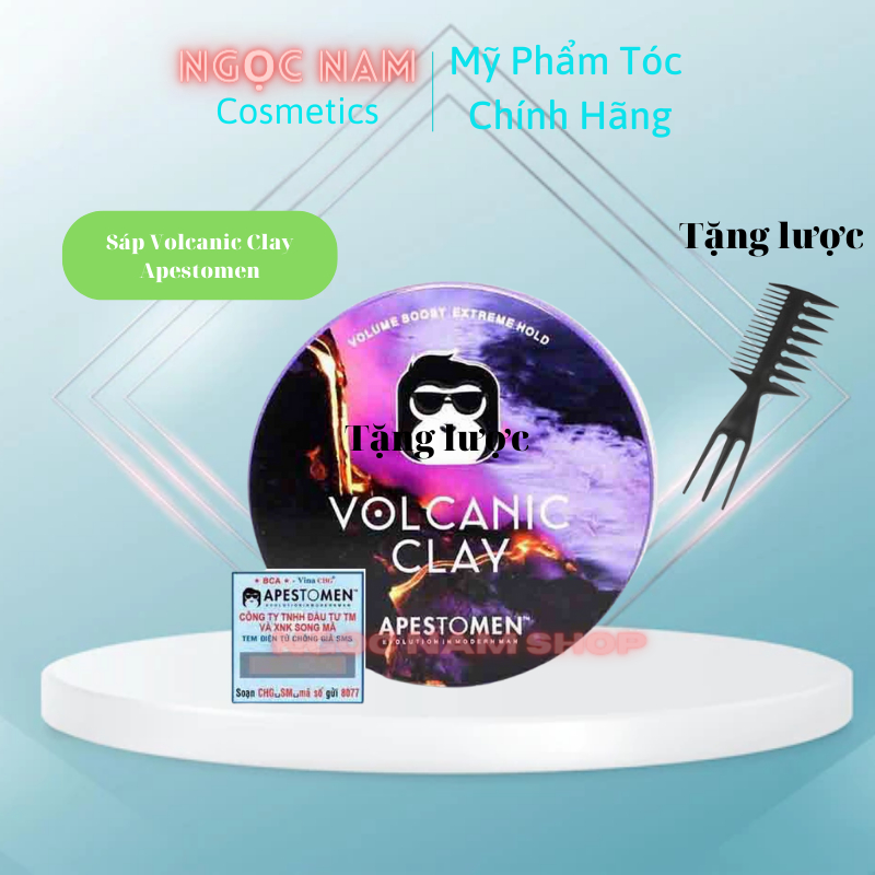 Sáp Vuốt Tóc Nam Apestomen Volcanic Clay 80g | Shopee Việt Nam