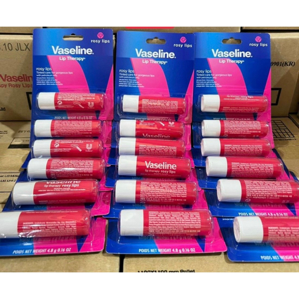 Son Dưỡng Môi Vaseline Dạng Sáp Vaseline Lip Therapy Original Rosy Lips Therapy Giúp Môi Mềm ...