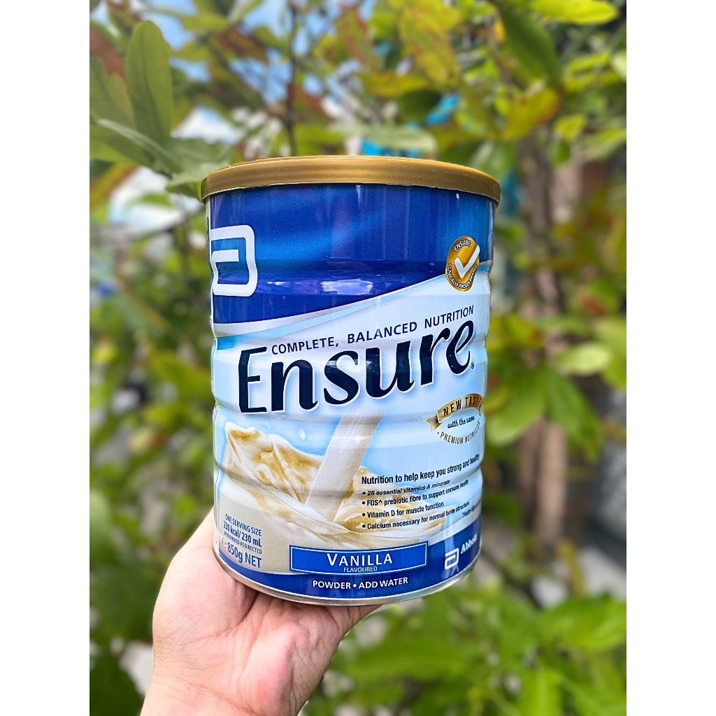 Sữa bột Ensure hương Vani [ Úc ] Ensure Vanilla Powder 850g | Shopee Việt Nam