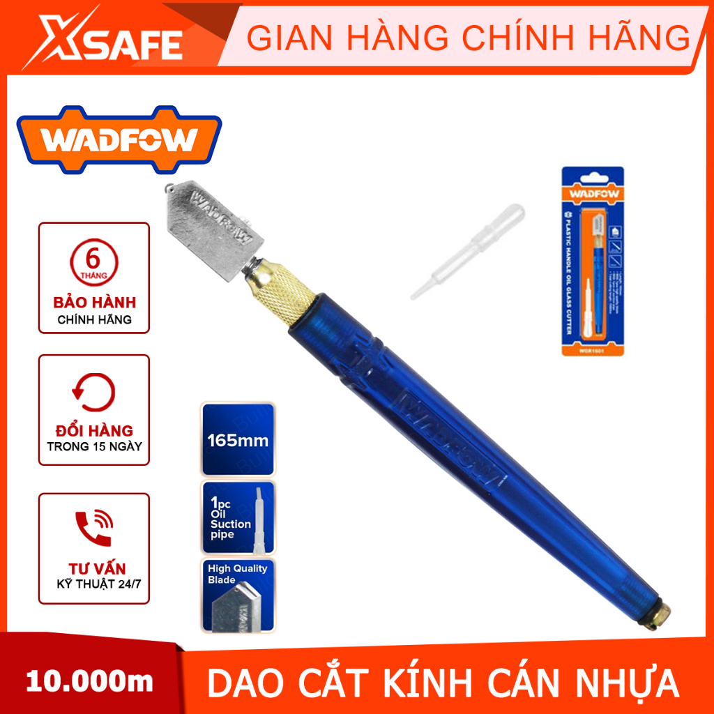 Dao cắt kính WADFOW WGR1601 160mm Bút cắt kiếng cán nhựa lưỡi dao sắc ...