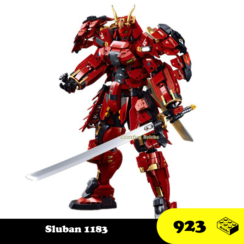Đồ chơi Lắp ráp Kai Samurai Tiger, Sluban 1183 Kiếm sĩ Samurai, Xếp ...