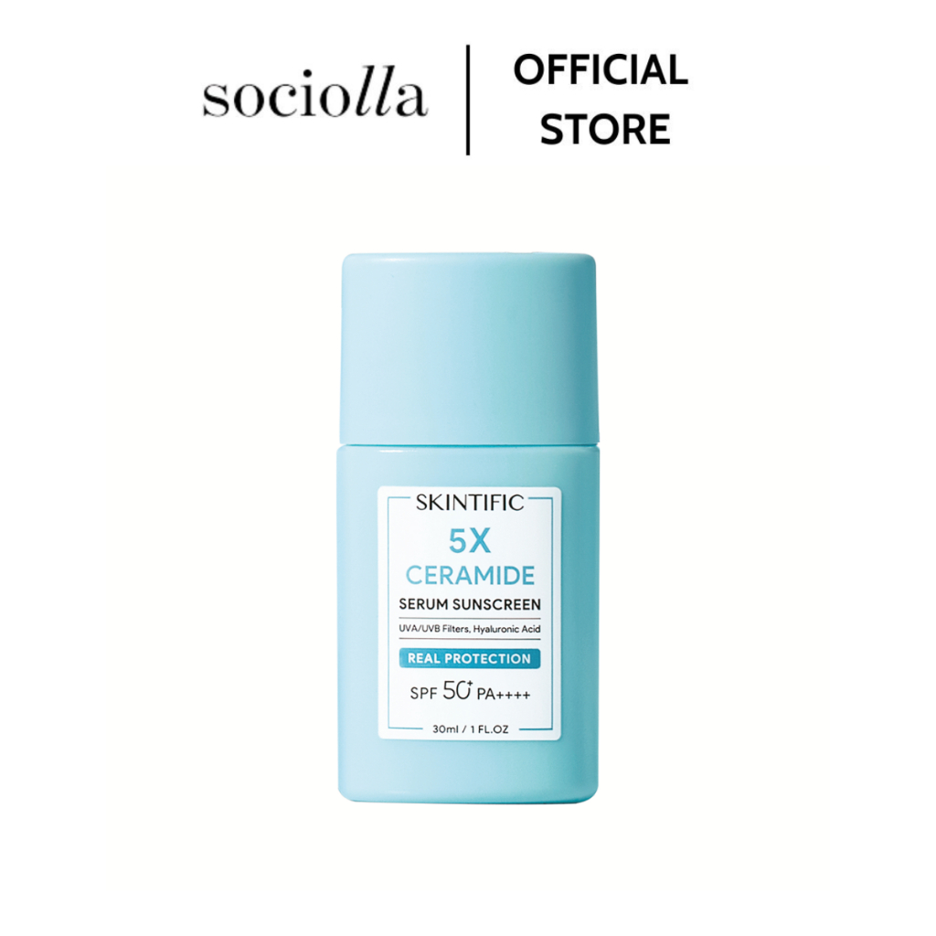 Kem Chống Nắng Dưỡng Ẩm Skintific 5X Ceramide Serum Sunscreen SPF50 PA++++ 30ml | Shopee Việt Nam
