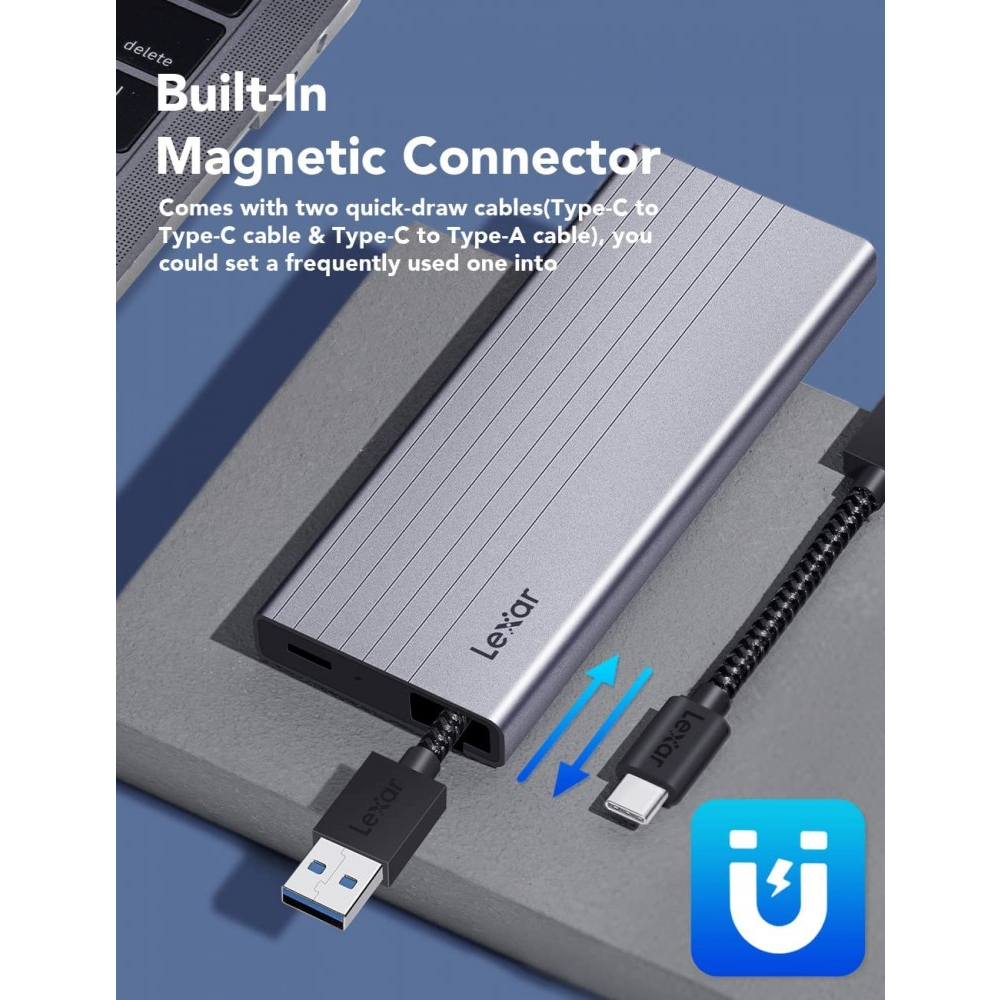 box di động SSD Box Lexar E10 M.2 PCIe NVMe LPAE10N-RNBNG hàng chính ...