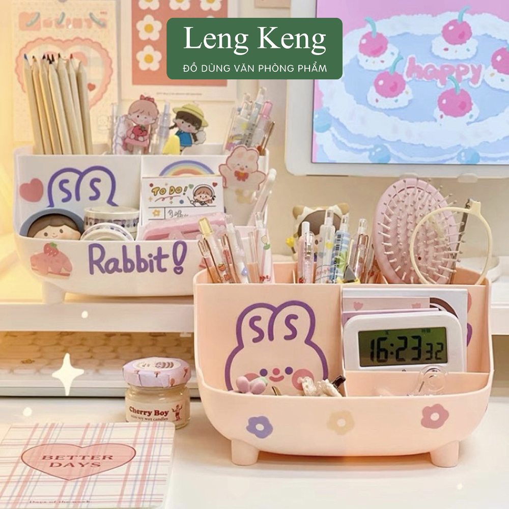 Hộp đựng bút để bàn Leng Keng kệ đựng mỹ phẩm đa năng loại đẹp OB07 ...