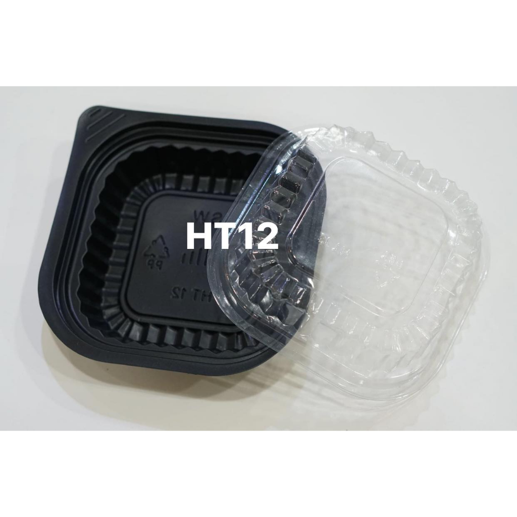 Hộp HT12 Hộp nhựa trong đế đen đựng đồ ăn | Shopee Việt Nam