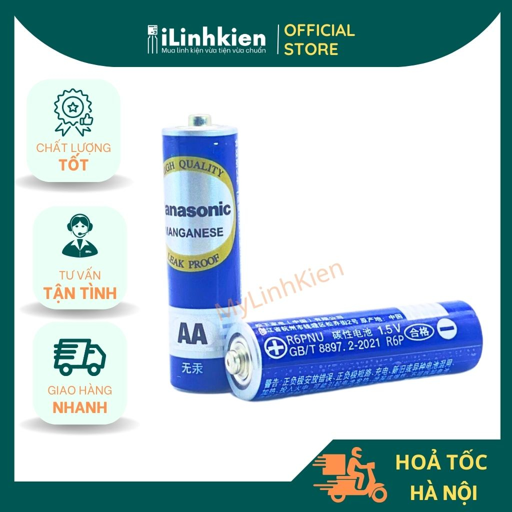 Pin AA Panasonic 1.5V chính hãng vỉ 2 viên | Shopee Việt Nam