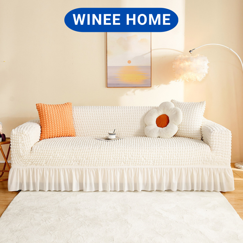 Bọc ghế sofa văng ga bọc sofa thuyền, vải bọc sofa L vải xốp bong bóng ...