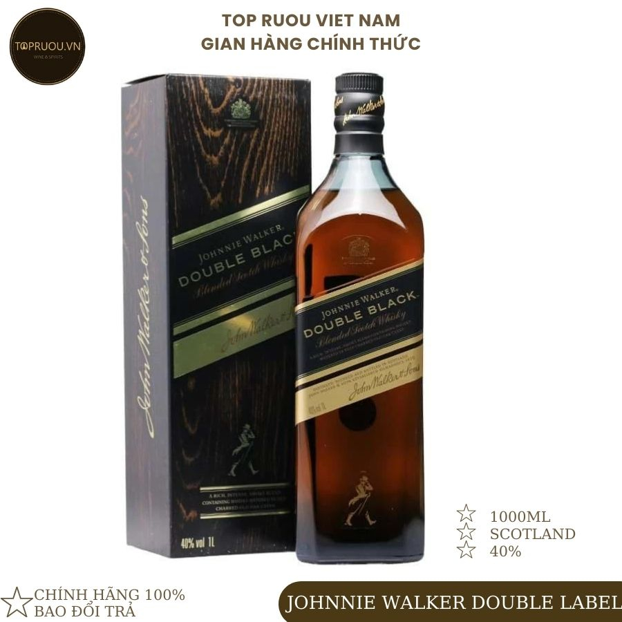 [Chính Hãng] Johnnie Walker Double Black - Black Label - Gold Label Hộp ...