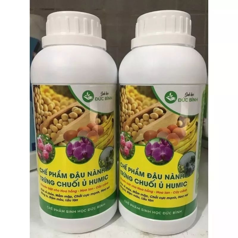 CHẾ PHẨM ĐẬU NÀNH TRỨNG CHUỐI Ủ HUMIC CHAI 500ML | Shopee Việt Nam