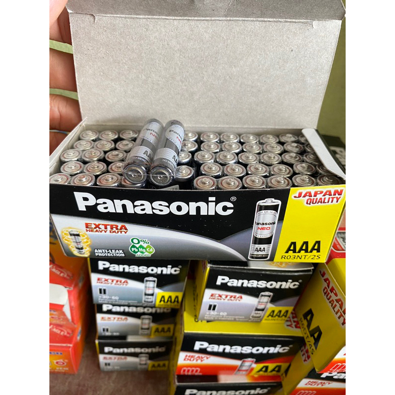 Hộp Pin AAA 1,5V Panasonic R03NT/2S - Hàng chính hãng | Shopee Việt Nam