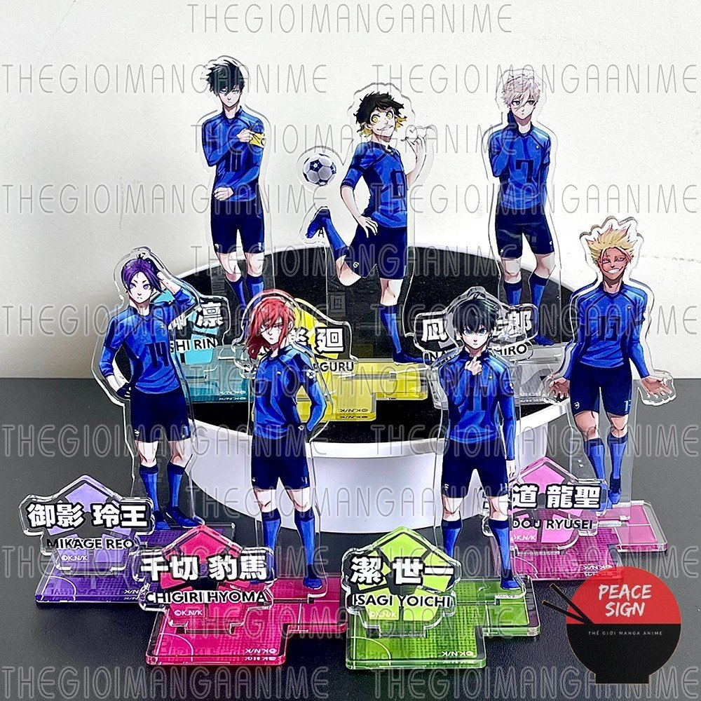 Mô hình Standee BLUE LOCK ver ĐỒNG PHỤC THI ĐẤU anime chibi tượng ...