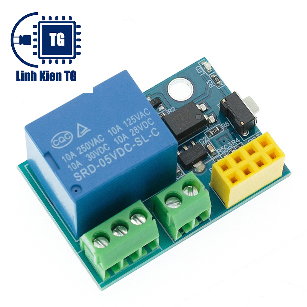 Mô đun rơ le wifi ESP8266 ESP-01S 5V ( Module WIFI ESP8266 ESP-01S ...