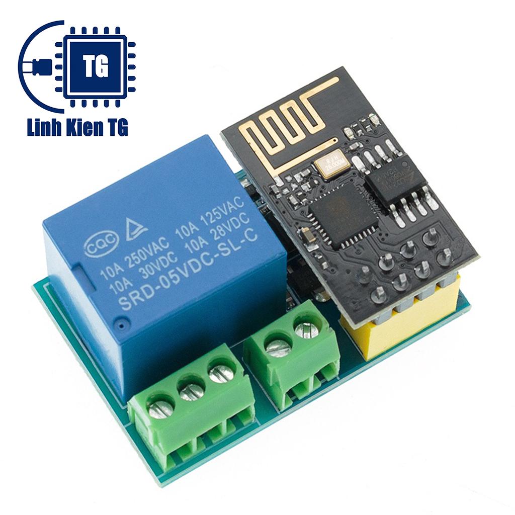 Mô đun rơ le wifi ESP8266 ESP-01S 5V ( Module WIFI ESP8266 ESP-01S Relay 5V) | Shopee Việt Nam