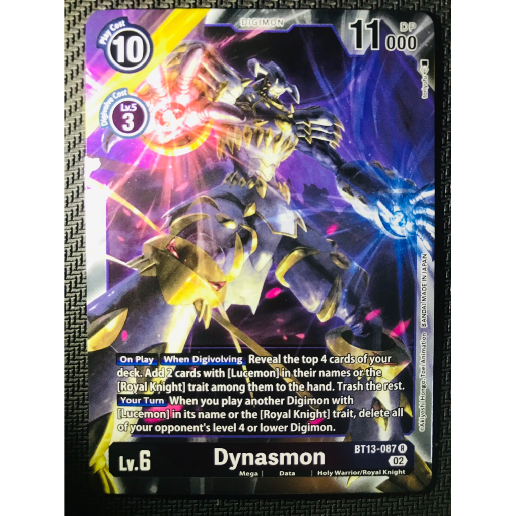 Thẻ bài Digimon BT13-087 - Dynasmon - Digimon - Rare | Shopee Việt Nam