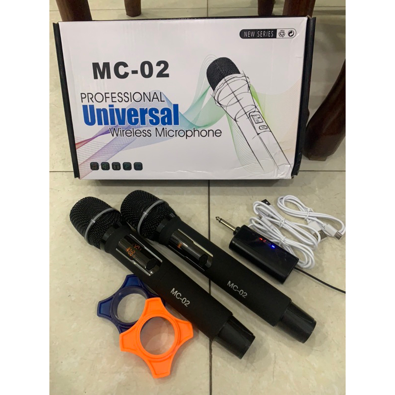 Micro đa năng MC02 dùng cho tất cả các loại loa kéo và âm ly gia đình ...