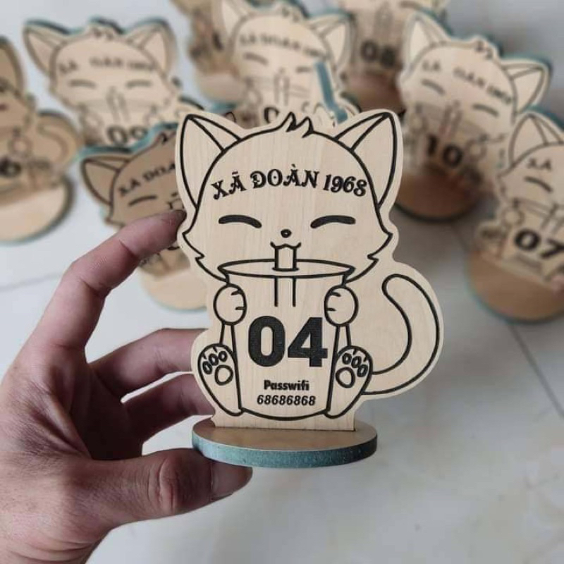 Số Bàn Gỗ In Laze | Shopee Việt Nam