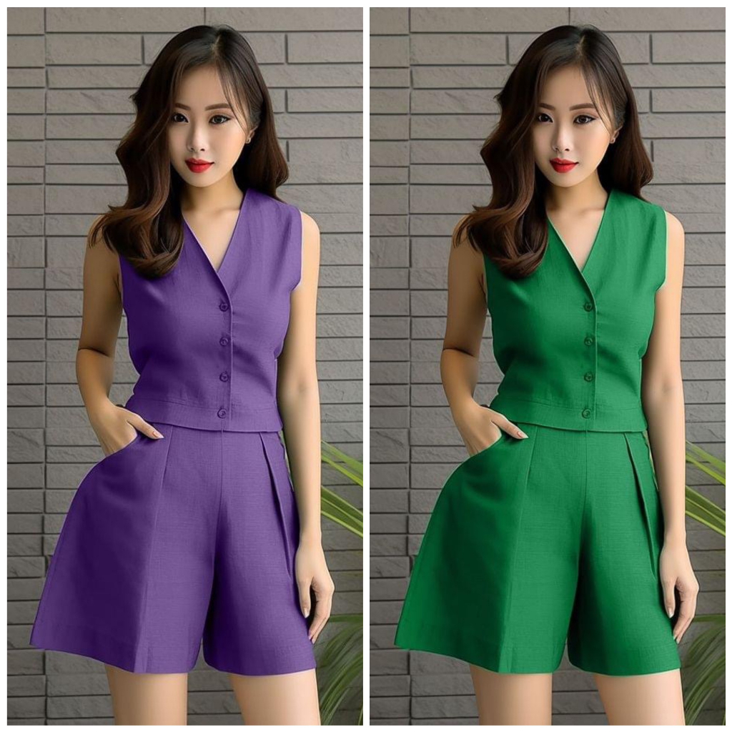SV97 Bộ Áo Cộc Kèm Quần Chữ A | Shopee Việt Nam