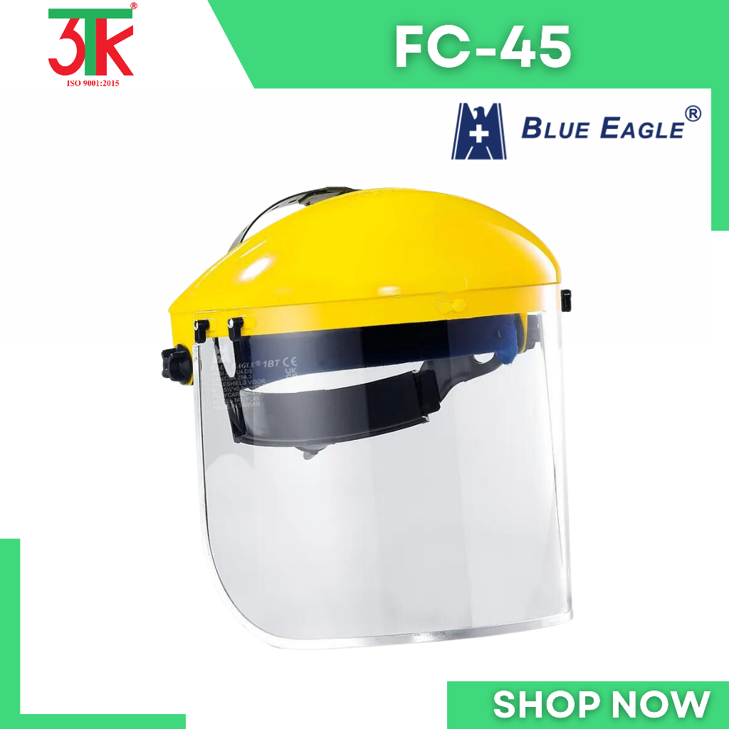 [CHÍNH HÃNG] Mũ che mặt Blue Eagle B1YE + Kính gắn nón EV-815/FC45 ...