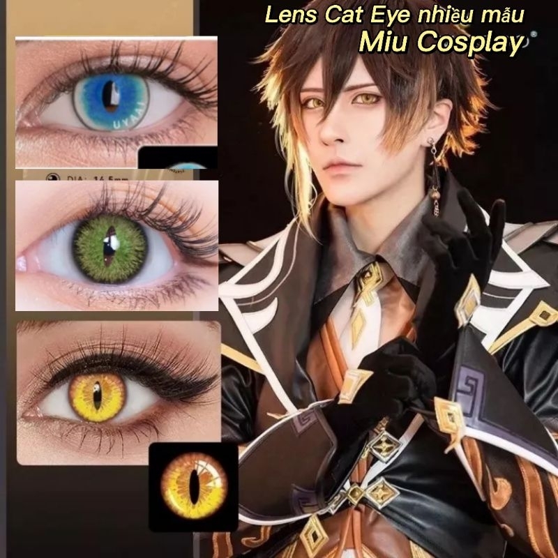[Sẵn] Lens Cosplay Cat Eye/Dragon Eye nhiều mẫu - Kính áp tròng [Miu ...