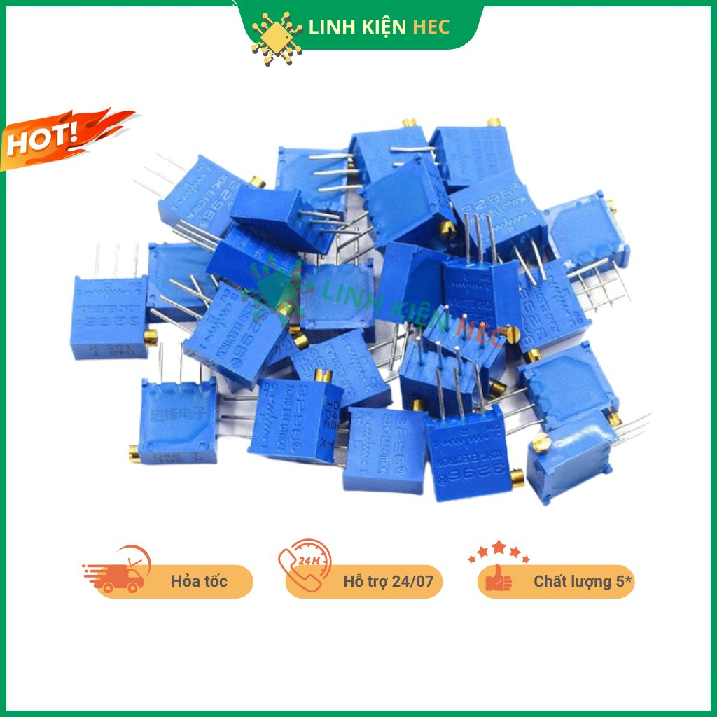 Biến trở vi chỉnh 10R - 2M 3296W chính hãng linh kiện hec. | Shopee ...