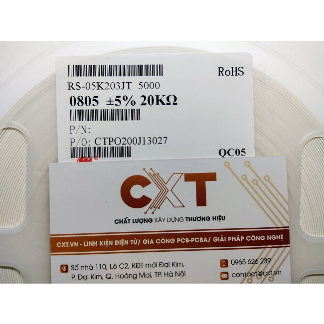 Điện trở 20K 0805 (5%)(50c) | Shopee Việt Nam