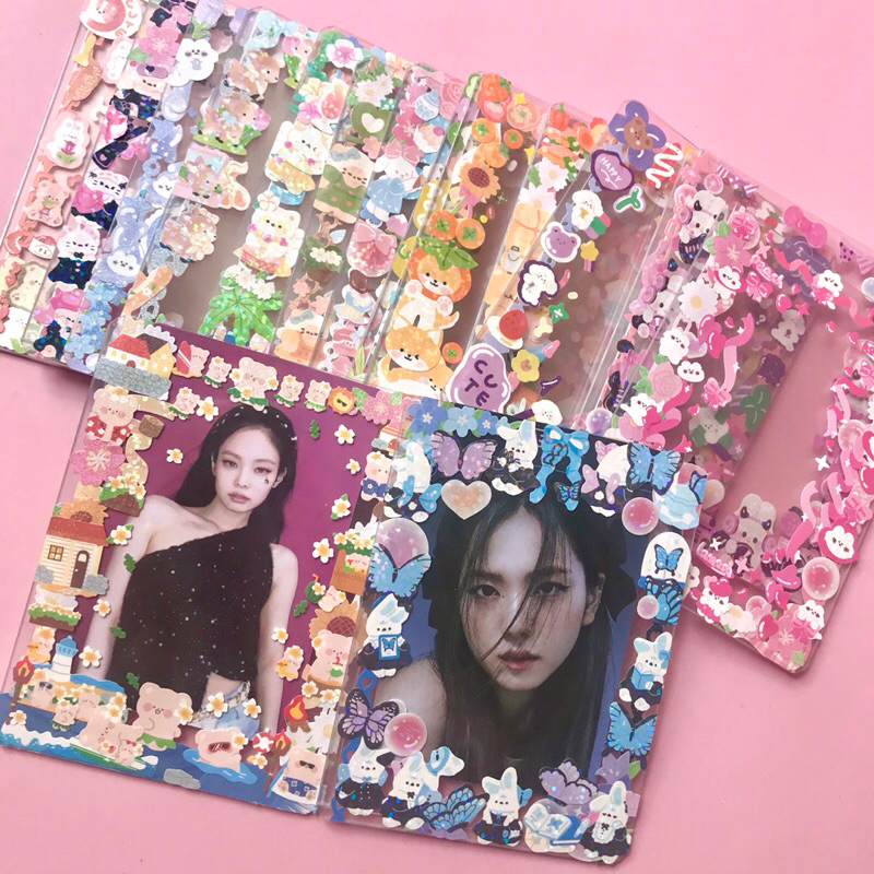 Toploader Decor Bằng Sticker Đựng Ảnh, Set 2 Cái Kèm Card Blackpink ...