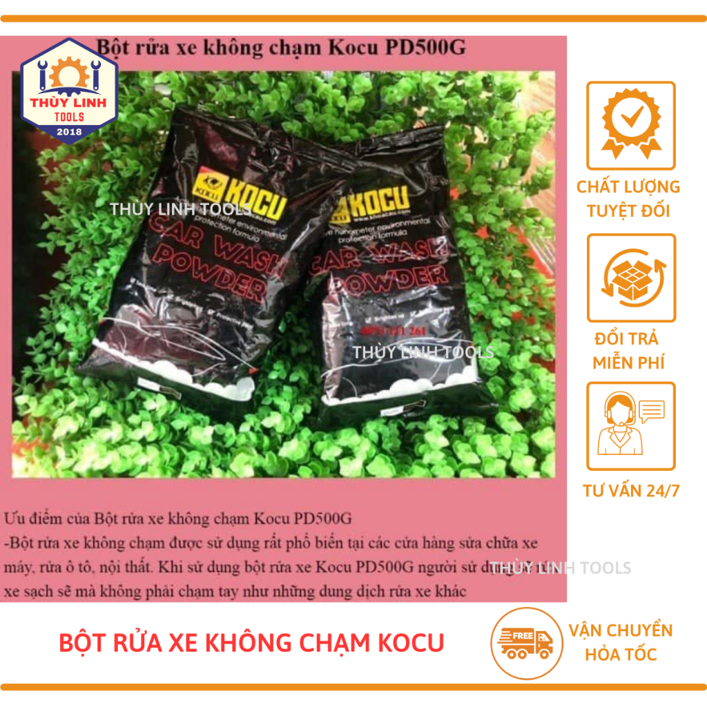 Bột Rửa Xe Không Chạm Kocu 500g THÙY LINH TOOLS | Shopee Việt Nam