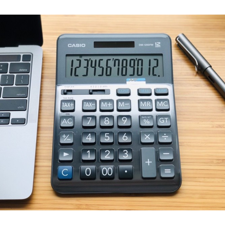 Máy tính Casio DM-1200FM cỡ lớn (Casio DM 1200 FM) - QR Code - B/h 7 ...