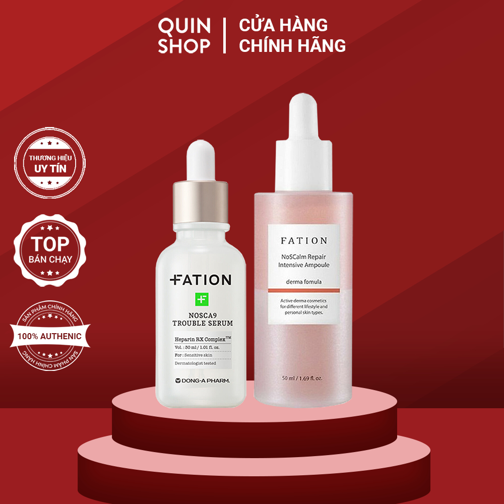 Tinh Chất Cấp Ẩm, Làm Dịu Da Fation+ NoSCa9 Trouble Serum, Fation NoSCalm Repair Intensive ...