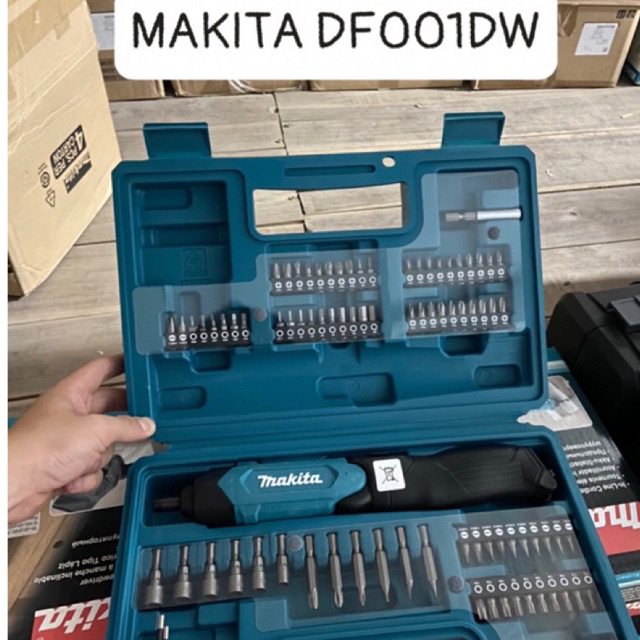 Máy Vặn Vít, Tua Vít Điện 3,6V MAKITA DF001DW Và 6723DW CHÍNH HÃNG Combo Nhiều Mũi Tiện Lợi Phù ...