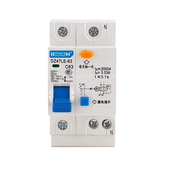 Aptomat chống giật, chống rò điện RCCB 1P+N 10A, 20A, 32A, 50A, 63A ...