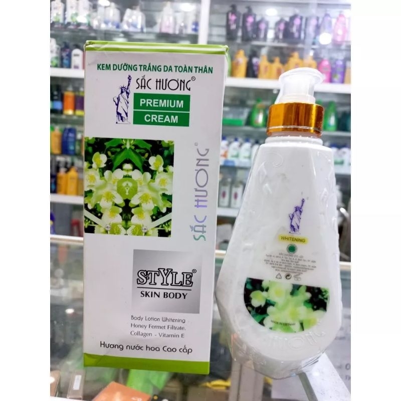 Kem dưỡng trắng da toàn thân Sắc hương 500ml cao cấp | Shopee Việt Nam