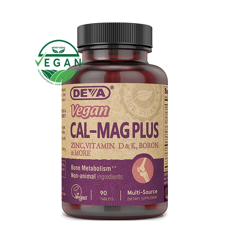 Deva Vegan Cal-Mag Plus - Bổ Sung Canxi & Magiê Thuần Chay | Shopee Việt Nam