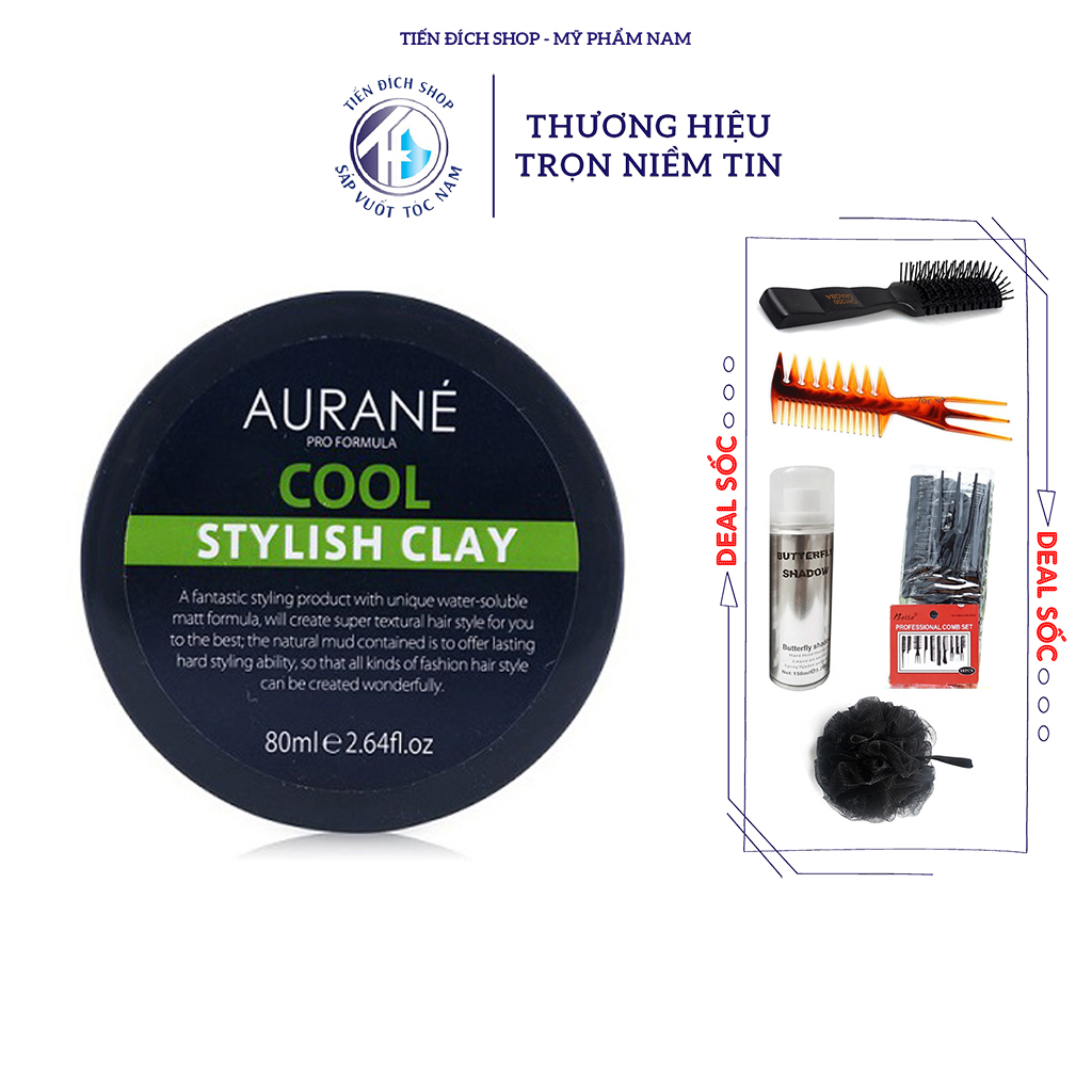 [CHÍNH HÃNG] Sáp vuốt tóc nam Aurane Cool Stylish Clay 80ml Pháp ...