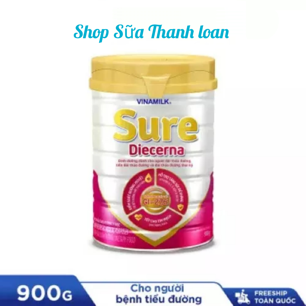 [HSD T8-2025] COMBO 2 LON SỮA BỘT VINAMILK SURE DIECERNA 900G. | Shopee Việt Nam