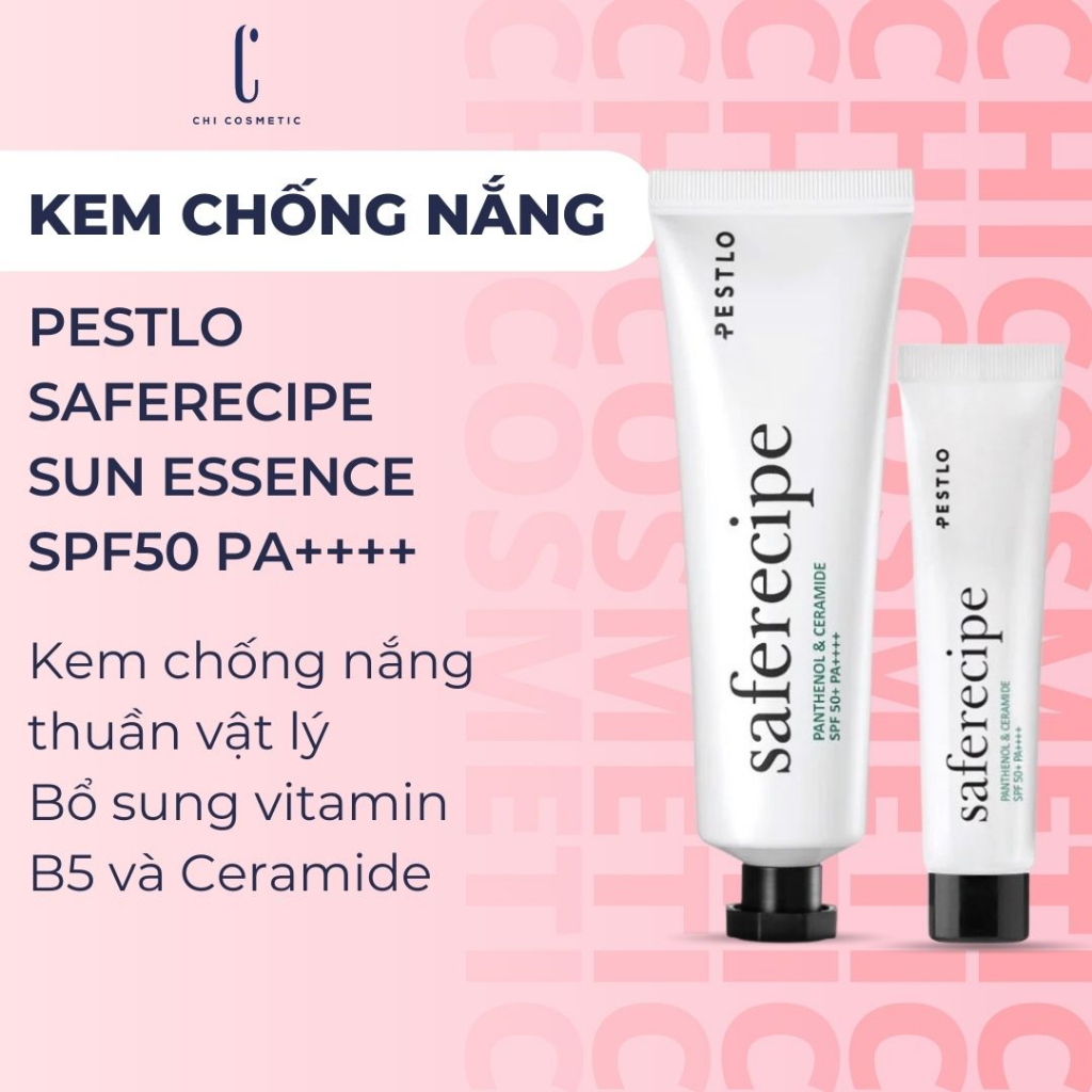 Kem Chống Nắng Pestlo Saferecipe Sun Essence SPF50 PA++++ | Shopee Việt Nam