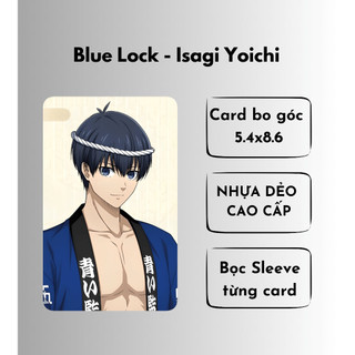 [BLUE LOCK Isagi] Thẻ Card Bo Góc nhân vật Isagi Yoichi. Hàng có sẵn ...