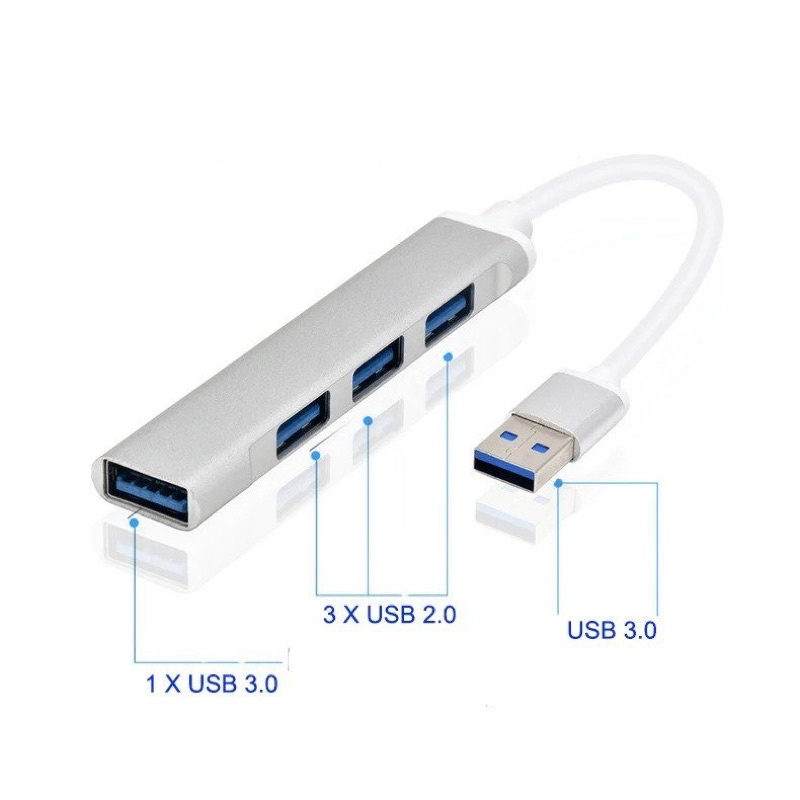 USB hub type C/A OTG USB 3.0 tốc độ cao, bộ chia cổng usb, mở rộng 4 ...
