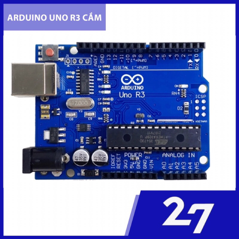 MẠCH ARDUINO UNO R3 ATMEGA328P CẮM (DIP) | Shopee Việt Nam